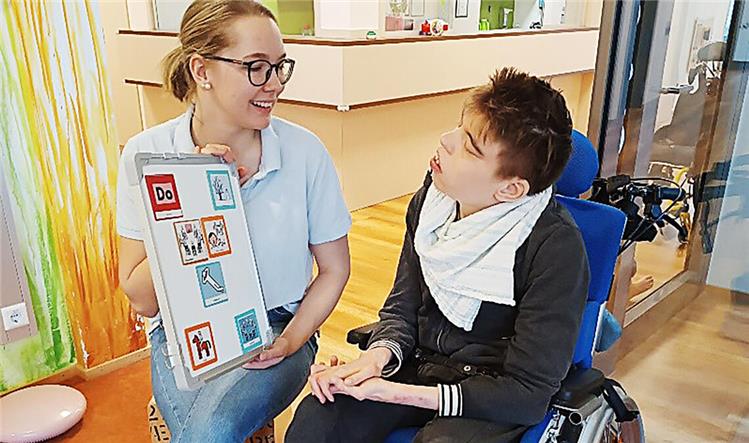 Symbole helfen Kindern mit Behinderung